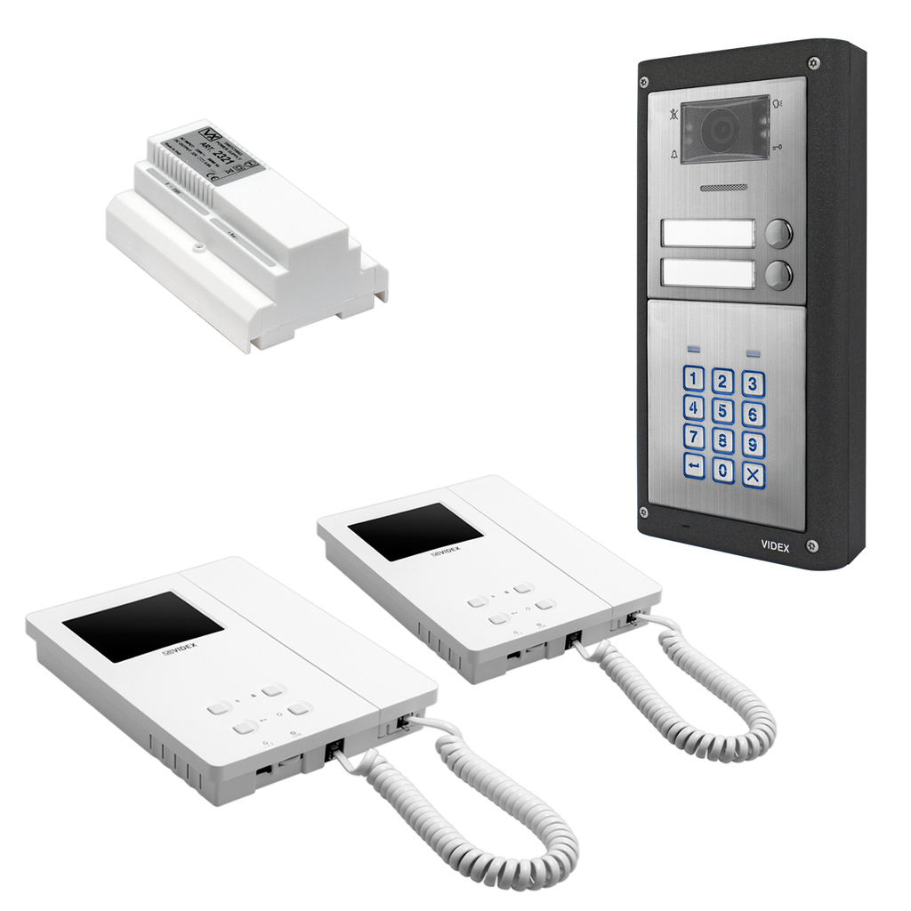 VIDEX GSM4K-1S/M/4G GSM Intercom Kit - Essex Gates - Electric Gates ...